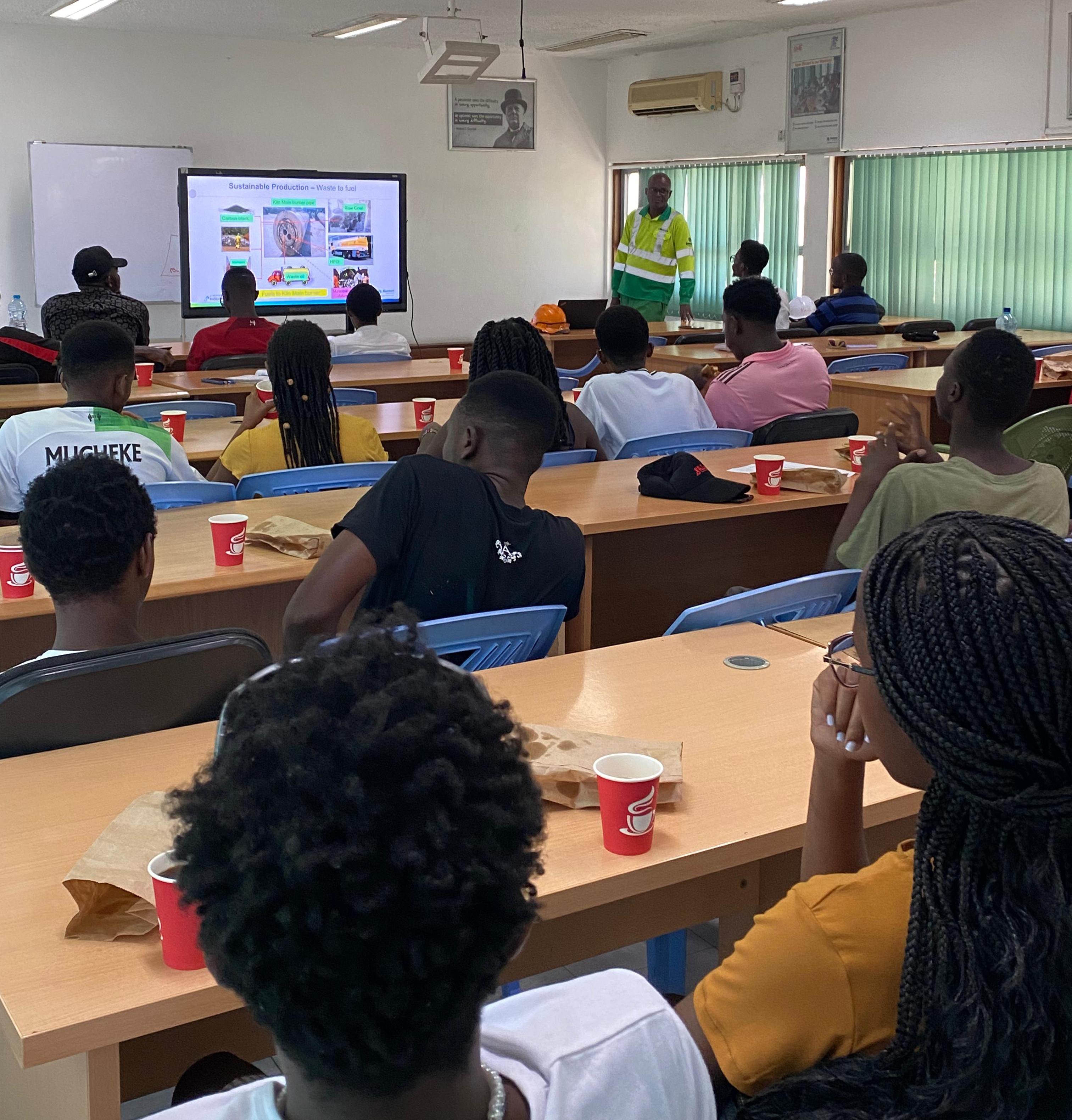 A VISIT TO BAMBURI CEMENT MOMBASA BRANCH | DEPARTMENT OF ENVIRONMENTAL ...